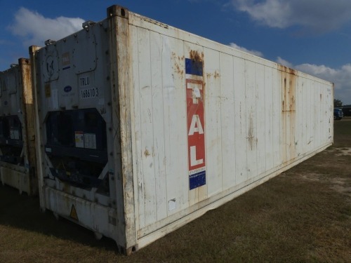 Used 40' Insulated Shipping Container, s/n TRLU1686103: Non-working ...