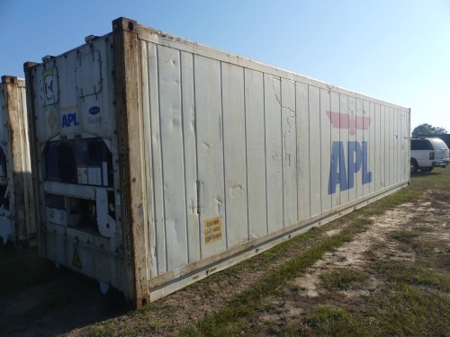 Used 40' Insulated Shipping Container, s/n APRU5807265: Non-working ...