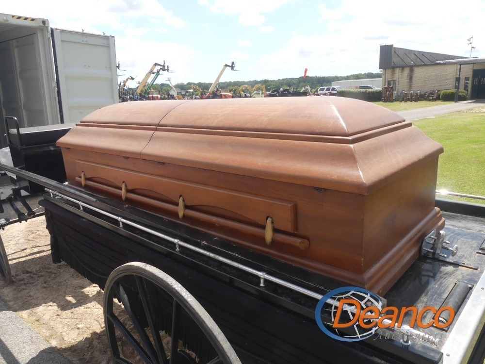 Funeral Cart w/ Casket