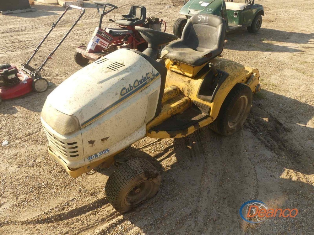Cub Cadet Riding Mower (Salvage) w/ Tiller Attachment