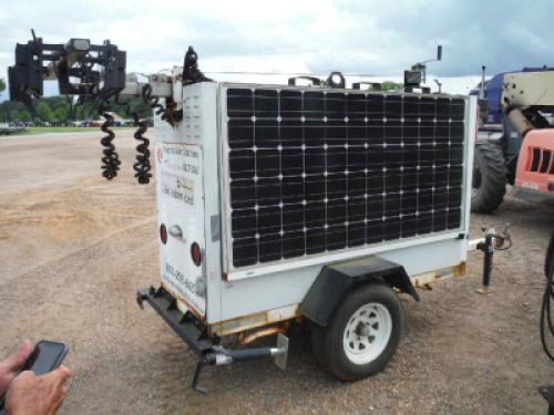 2011 Progress Solar Solutions SLT600 Solar Light Tower, s/n ...